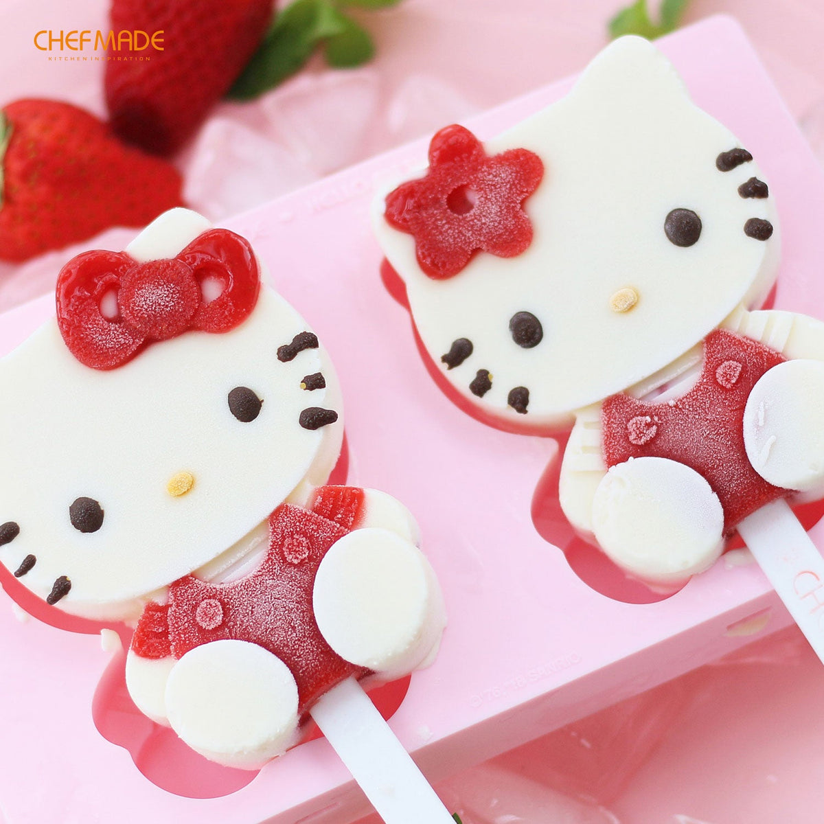 Popsicle Mold (Hello Kitty) - 瑞輝食品原料餐飲設備/台灣CHEFMADE學廚烘焙器具
